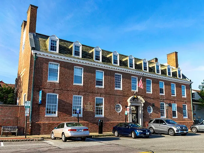 "Time-traveling made easy!" Step into Newport's Old Colony House, where history whispers from every brick and the clock seems perpetually set to "charming o'clock."