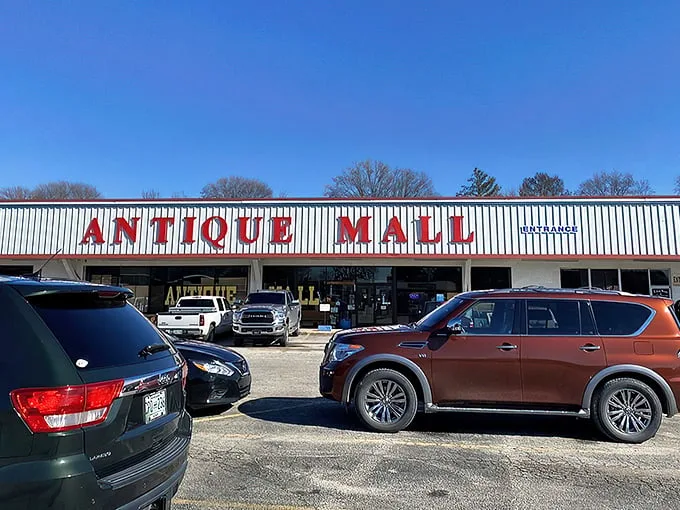 Welcome to the time traveler's paradise! McKenzie Antique Mall's unassuming exterior hides a world of wonders waiting to be discovered.