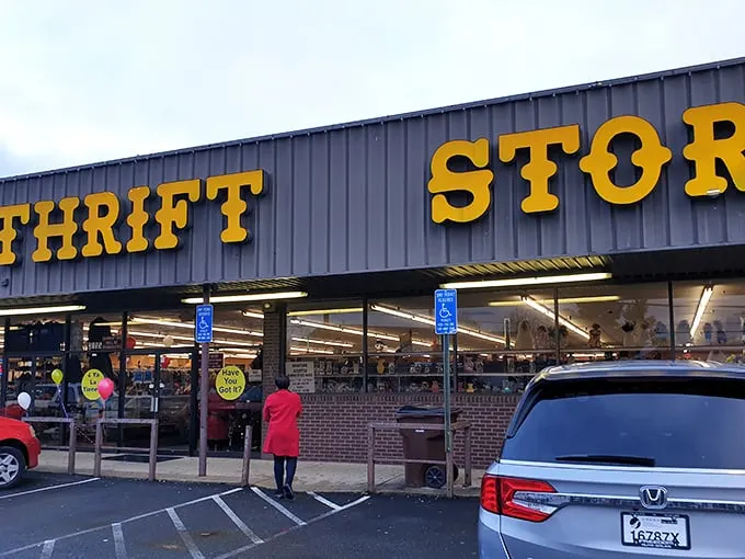 Welcome to the mothership of secondhand treasures! Prime Thrift's unassuming exterior belies the galaxy of bargains waiting inside.