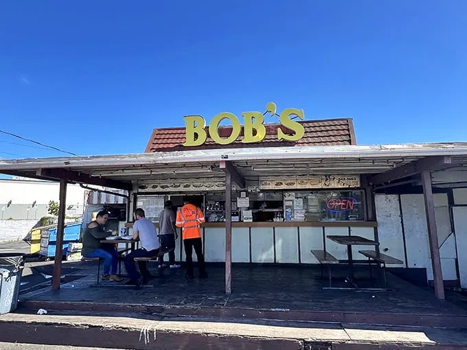 Welcome to flavor town! Bob's Bar-B-Que's unassuming exterior hides a world of smoky delights that'll make your taste buds do the hula.