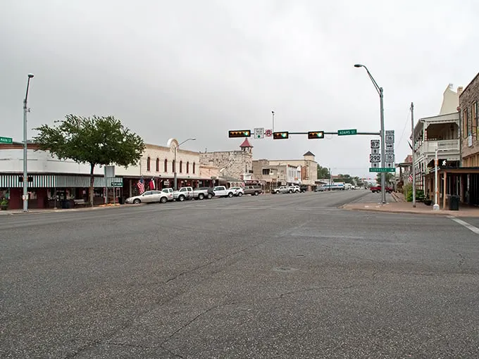 Main Street magic: Where German heritage meets Texan charm, and every storefront tells a story. It's like stepping into a time machine with better shopping!