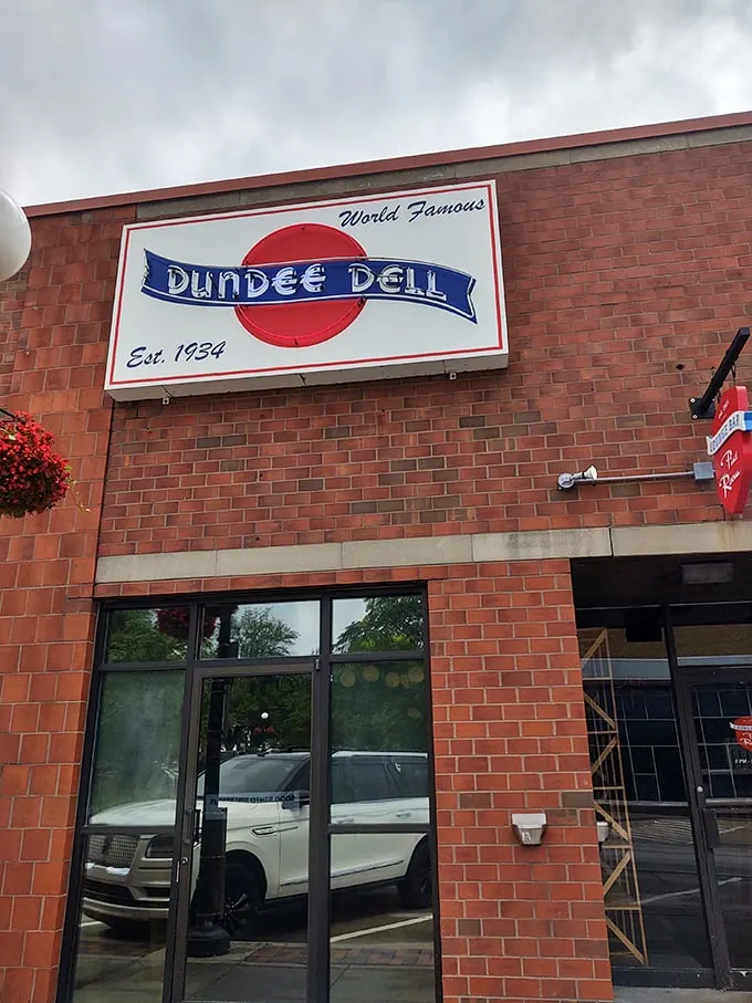 Welcome to Dundee Dell, where history and hunger collide! This brick facade has been serving up smiles and sandwiches since FDR was in office.