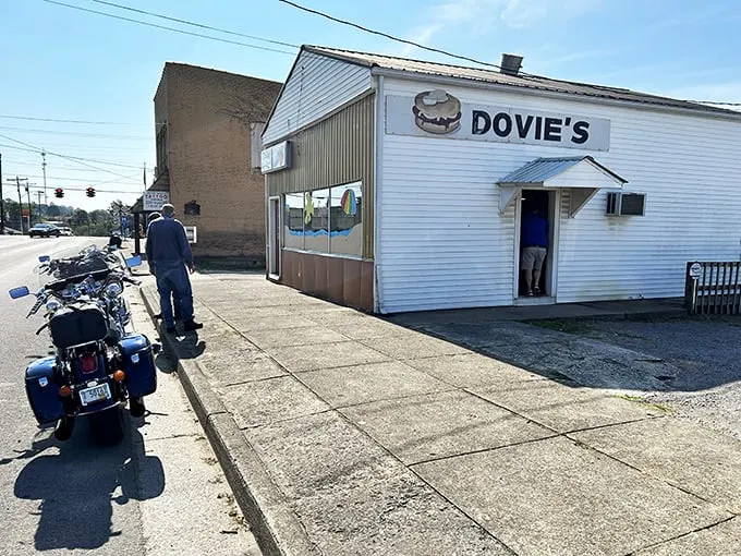 Welcome to burger paradise! Dovie's exterior might be humble, but inside lies a treasure trove of flavor that's been delighting taste buds since 1940.