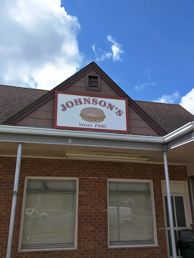 Time-travel never tasted so good! Johnson's Drive-In, serving up nostalgia and mouthwatering burgers since 1946. This retro sign is your portal to flavor paradise.
