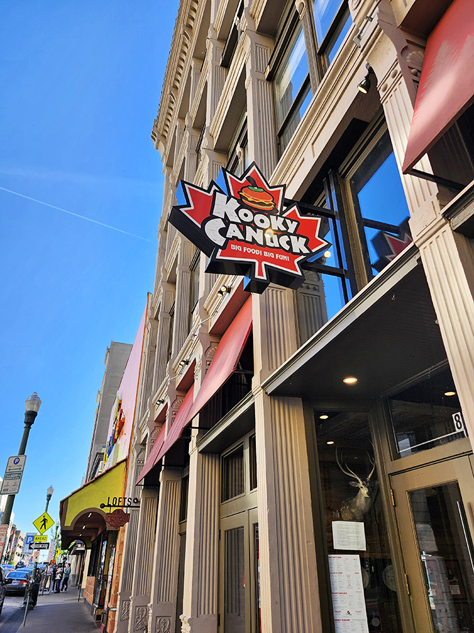 Welcome to Kooky Canuck, where the burgers are big and the fun is even bigger! This Memphis hotspot promises a dining adventure that's as bold as its neon sign.
