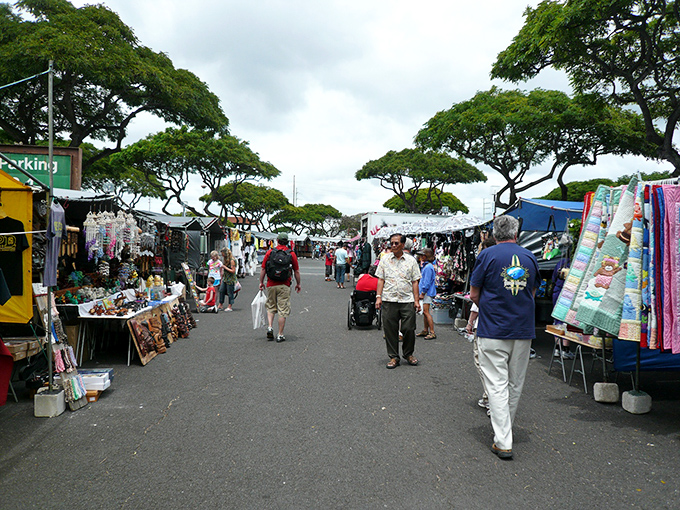 Welcome to the treasure hunter's paradise! Aloha Stadium Swap Meet is where Hawaiian dreams and bargain-hunting skills collide under the swaying palms.