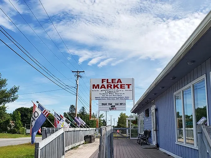 1. the enormous flea market in maine where you’ll find rare treasures at rock bottom prices