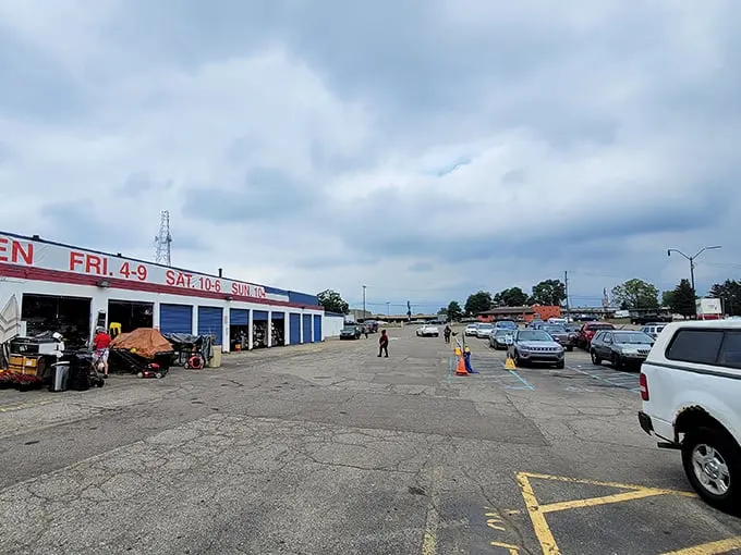Welcome to Dixieland, where treasure hunting isn't just a hobby—it's an extreme sport! This sprawling marketplace is like a time machine with a sense of humor.
