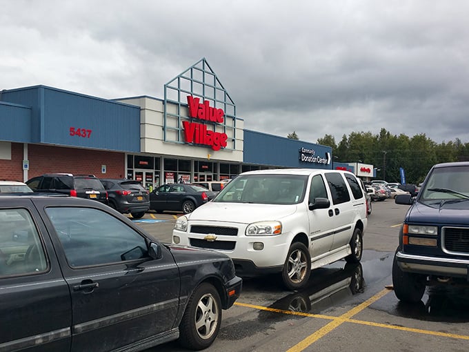 Welcome to the thrifter's paradise! Value Village's sprawling exterior promises a treasure hunt of epic proportions.