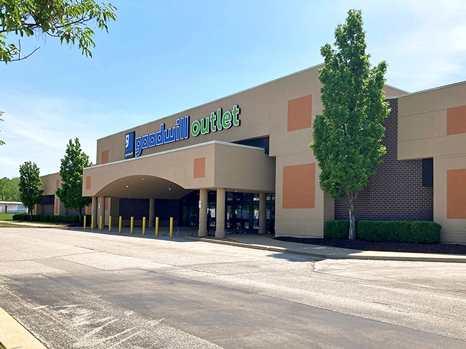 The unassuming exterior hides a treasure hunter's paradise within. Like a retail speakeasy, only the initiated know what wonders await behind those doors.