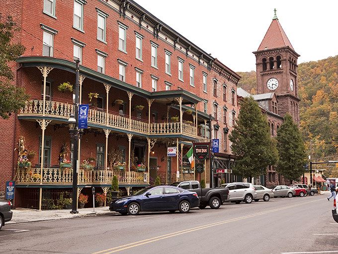 Broadway's red-brick splendor isn't just architectural eye candy—it's a time portal where Victorian charm meets small-town hospitality in perfect harmony.