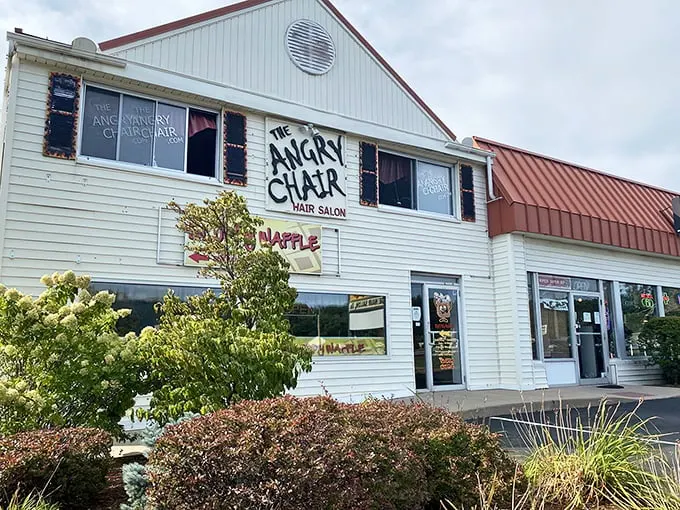 Welcome to waffle wonderland! The Sloppy Waffle's cheerful exterior promises a breakfast adventure that'll make your taste buds do a happy dance.