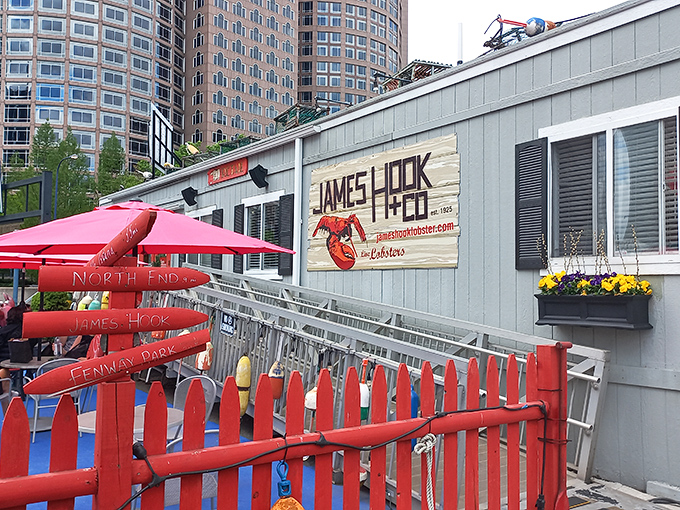 A seafood shack that's hooked Boston's heart! James Hook & Co. stands proud amidst skyscrapers, like a lobster-loving David among corporate Goliaths.