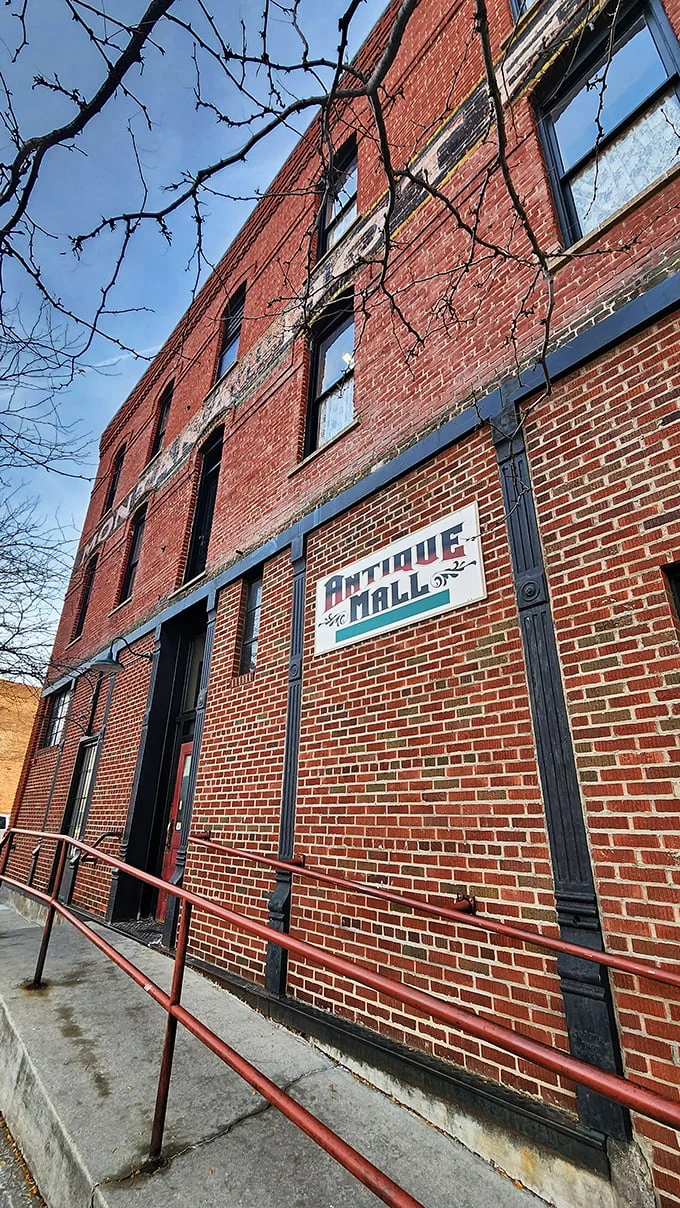 A brick behemoth that's seen more history than a time-traveling DeLorean. Welcome to the Montana Antique Mall, where every visit is a trip down memory lane.