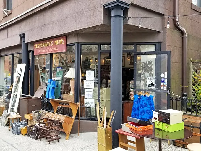 Step right up, folks! Yesterday's News isn't just a store; it's a time machine disguised as a Brooklyn brownstone.