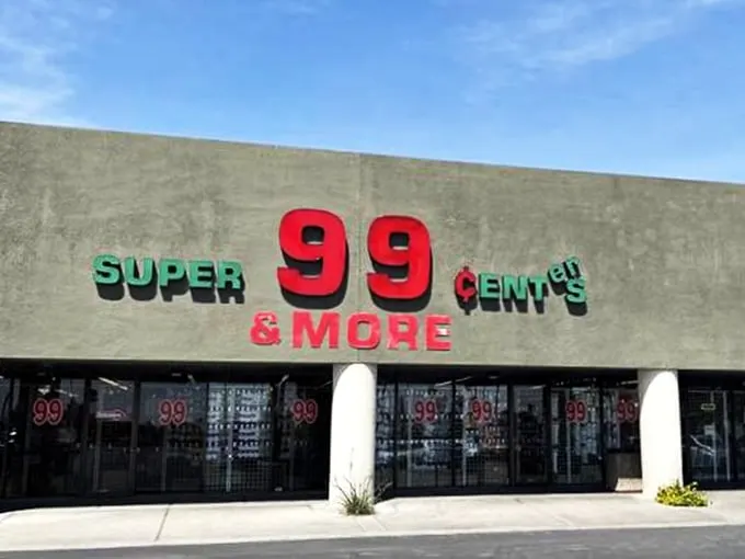 Welcome to bargain paradise! Super 99 Center's facade promises a treasure trove of deals that'll make your wallet do a happy dance.