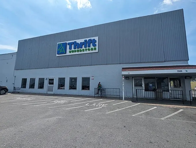 "Bargain hunters, assemble!" The 2A Thrift Superstore beckons like a neon-lit beacon of secondhand treasures, promising adventures in every aisle.