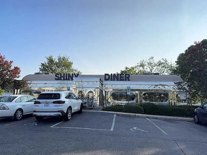 Chrome-plated time machine or diner? At The Shiny Diner, you'll swear you've stepped back to the '50s, minus the poodle skirts and McCarthyism.