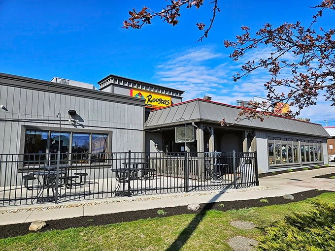 Welcome to Roosters, where the exterior might be modest, but inside lies a flavor paradise that'll make your taste buds do the chicken dance!