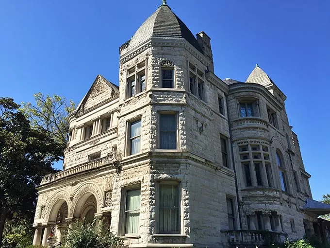 A castle in Kentucky? You bet! This limestone beauty looks like it teleported straight from a fairy tale to Louisville's historic streets.