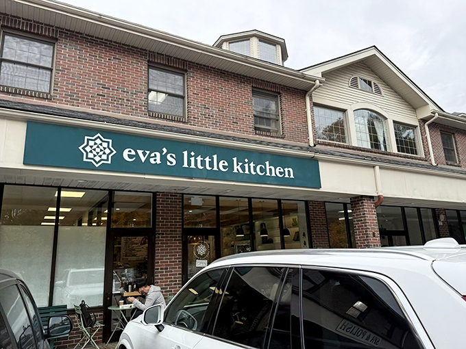 Eva's Little Kitchen: Where dreams are baked daily and calories don't count. This charming brick storefront in Bedford is a siren call to carb lovers everywhere.