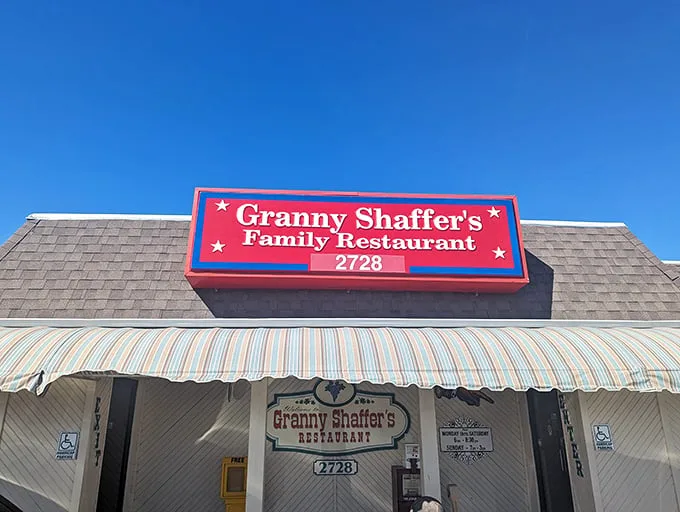 Welcome to Granny Shaffer's, where the exterior is as unassuming as Clark Kent's glasses, but inside? Pure culinary superhero action awaits!