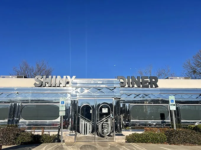 Chrome-plated time machine or diner? At The Shiny Diner, you'll swear you've stepped back to the '50s, minus the poodle skirts and McCarthyism.
