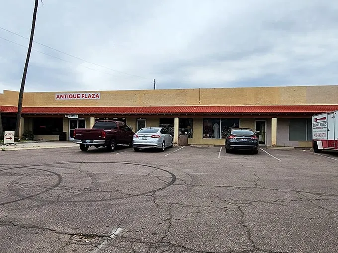 Welcome to Antique Plaza, where the past comes alive! This unassuming storefront is like a TARDIS – bigger on the inside and full of wonders.