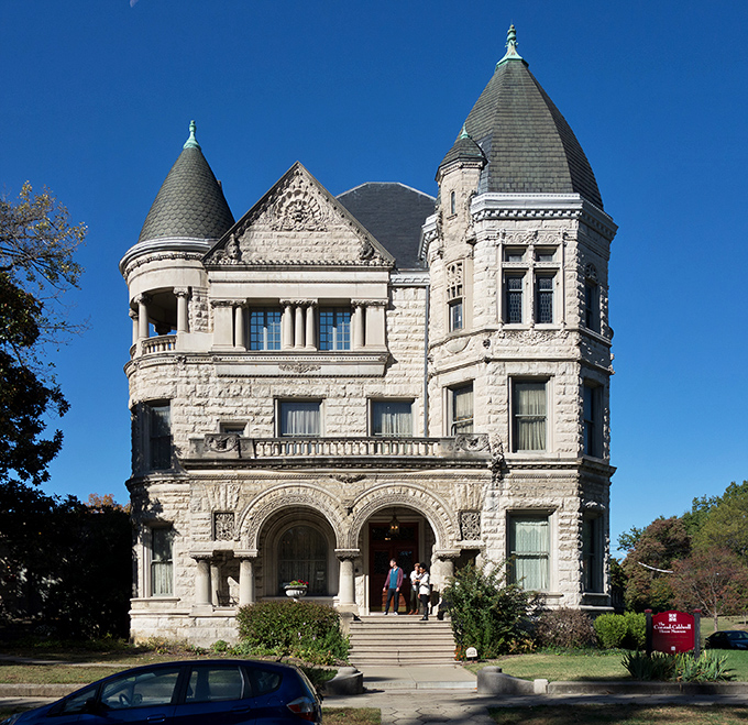 A castle in Kentucky? You bet! This limestone beauty looks like it teleported straight from a fairy tale to Louisville's historic streets. 