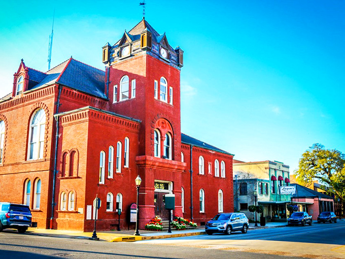 Strolling down Front Street feels like stepping into a time machine – one that's been bedazzled with flower baskets and Southern charm!