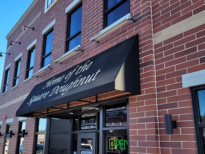 "Home of the Square Doughnut" - a promise that's about to change your life, one corner at a time.