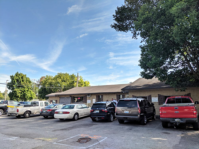 Welcome to breakfast heaven! Fifth Street Diner's unassuming exterior hides a world of culinary delights, proving you should never judge a book by its cover – or a diner by its siding.