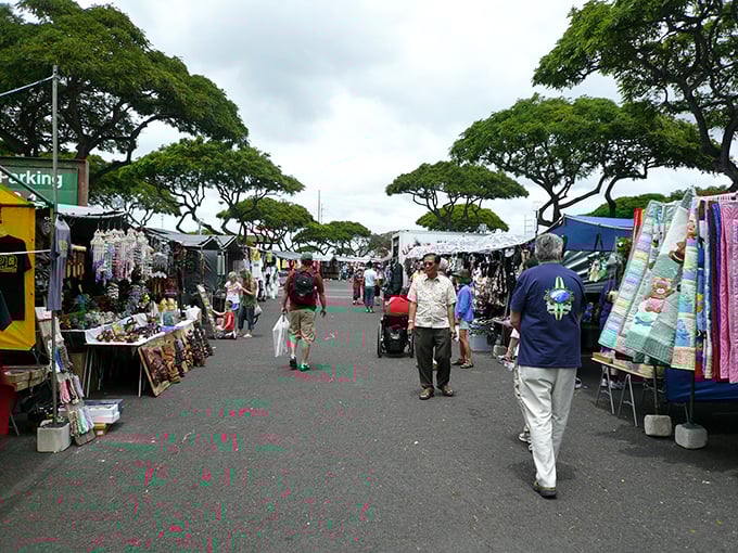 Welcome to the treasure hunter's paradise! Aloha Stadium Swap Meet is where Hawaiian dreams and bargain-hunting skills collide under the swaying palms.