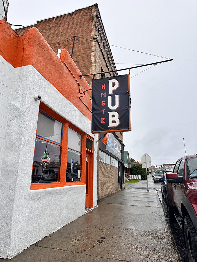 Welcome to sandwich paradise! This vibrant orange facade houses Butte's best-kept secret, where comfort food dreams come true.