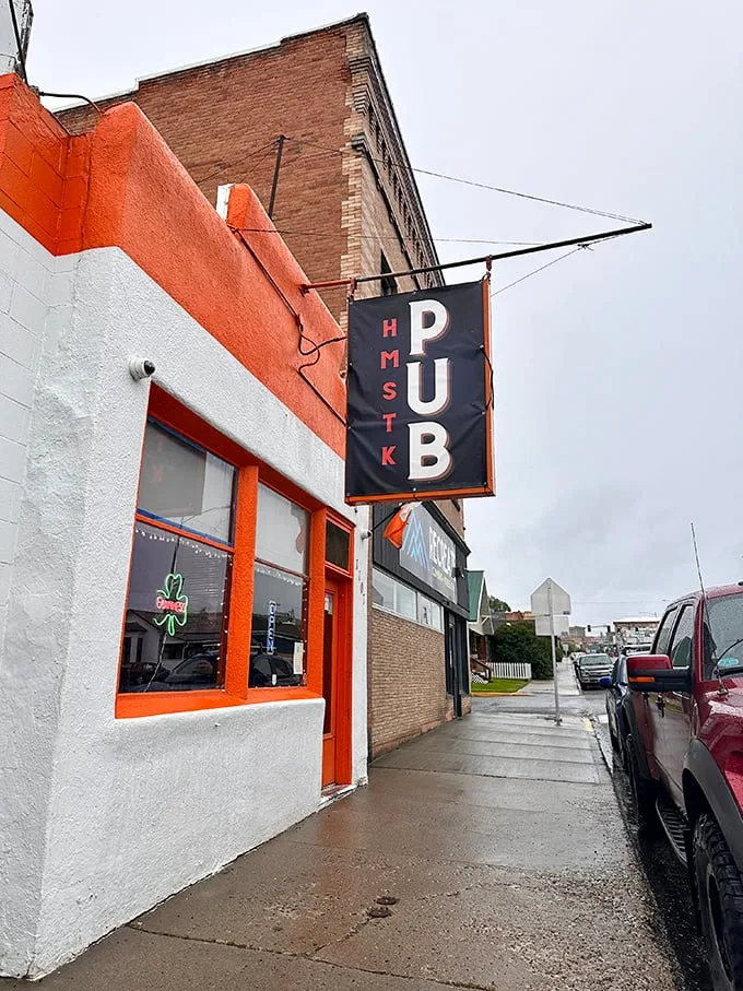 Welcome to sandwich paradise! This vibrant orange facade houses Butte's best-kept secret, where comfort food dreams come true.
