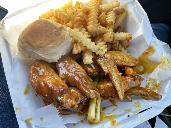 These wings aren't just food—they're an event. The sauce-to-meat ratio here is what mathematicians would call "the golden ratio."