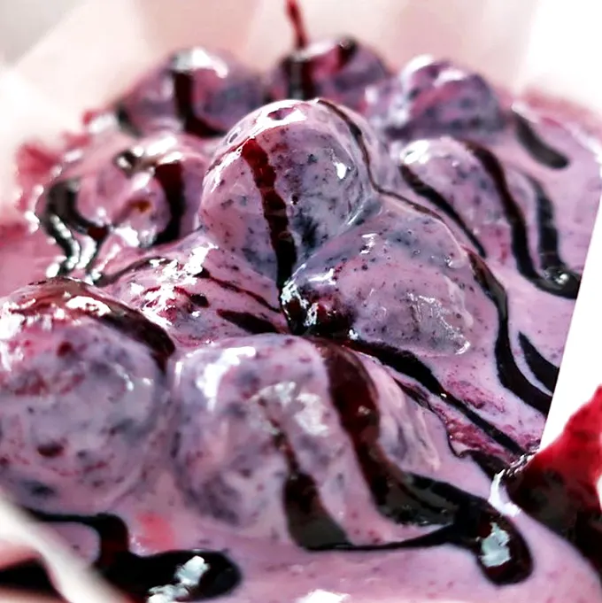 Blue Balls: A name that'll make you giggle and a taste that'll make you swoon. These berry-licious bites are seriously addictive.