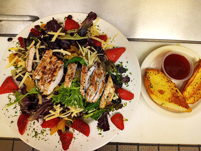 Who said salads can't be exciting? This chicken salad is a flavor fiesta that'll make you forget you're eating healthy.