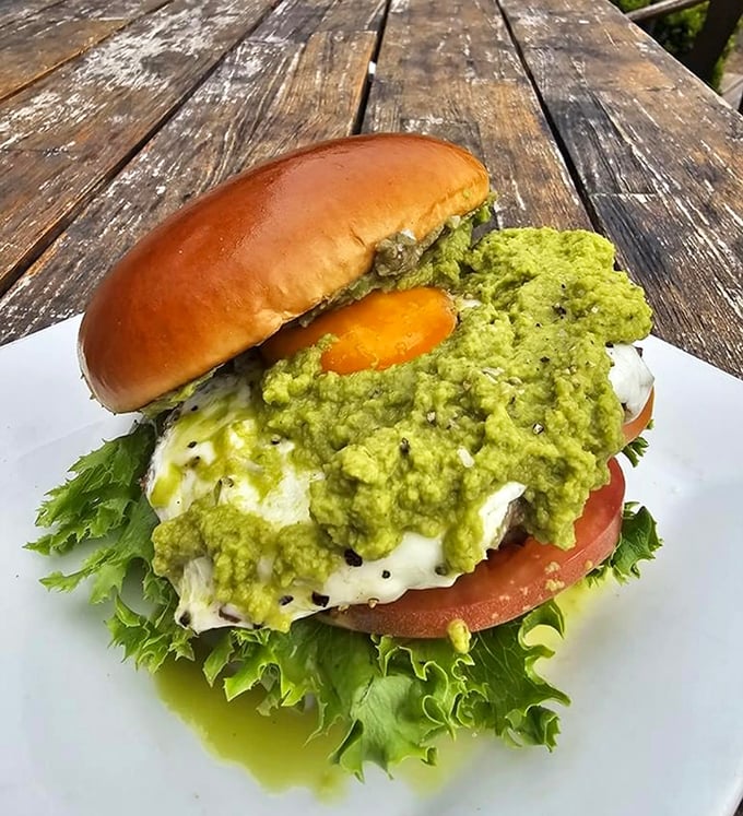 No Poblano about it, this burger's got a kick! It's like a flavor fiesta wrapped in a tortilla of deliciousness.