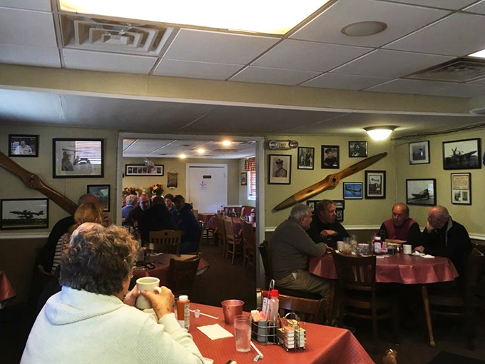 "Where everybody knows your name" – or at least your favorite breakfast order. This cozy dining room is serving up community vibes.