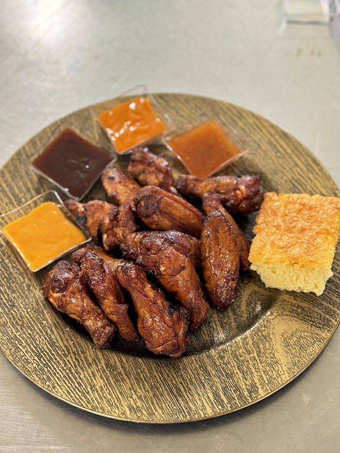 Wings of desire! These flavor-packed chicken bites are like the Avengers of the BBQ world – each one a superhero of taste.