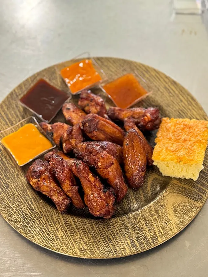 Wings of desire! These flavor-packed chicken bites are like the Avengers of the BBQ world – each one a superhero of taste.