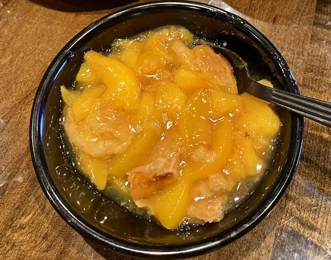 Peachy keen and oh so dreamy! This cobbler is like a warm hug for your taste buds, Southern comfort in every spoonful.