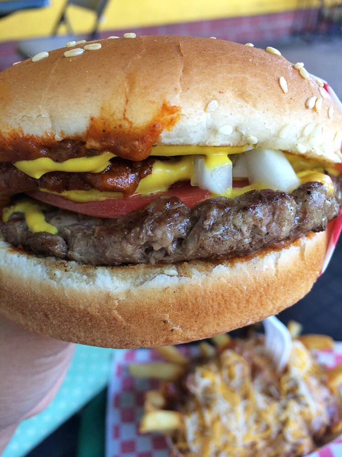 Burger goals achieved! This chili cheeseburger is what fast food dreams about becoming when it grows up.