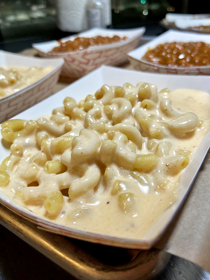 Mac and cheese that's creamier than a Barry White love song. Your childhood favorite just got a gourmet glow-up!