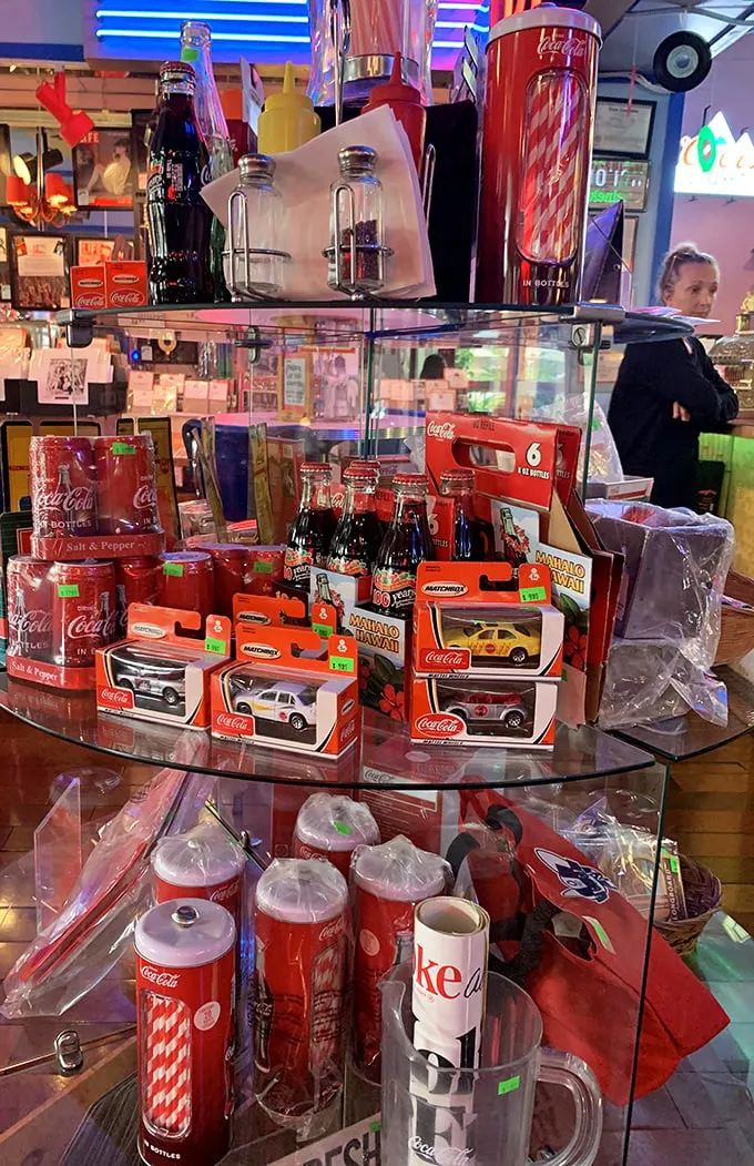 Coca-Cola heaven! This collection is so extensive, it might make you wonder if Santa's workshop has a Hawaiian branch.