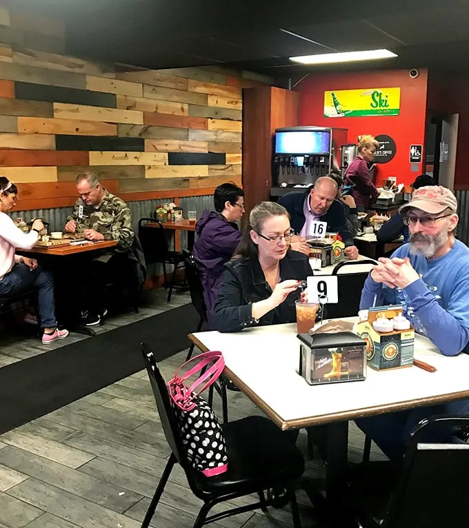 A scene straight out of a Norman Rockwell painting – if Norman had a serious thing for smoked meats.