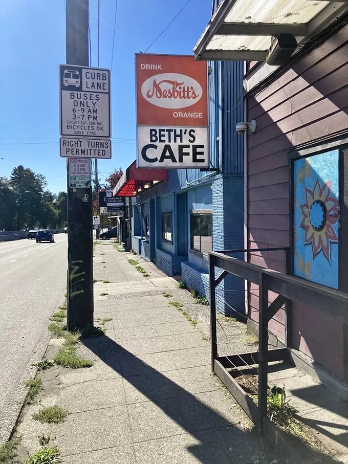 That sign isn't just pointing you to Beth's, it's guiding you to your new favorite breakfast spot.