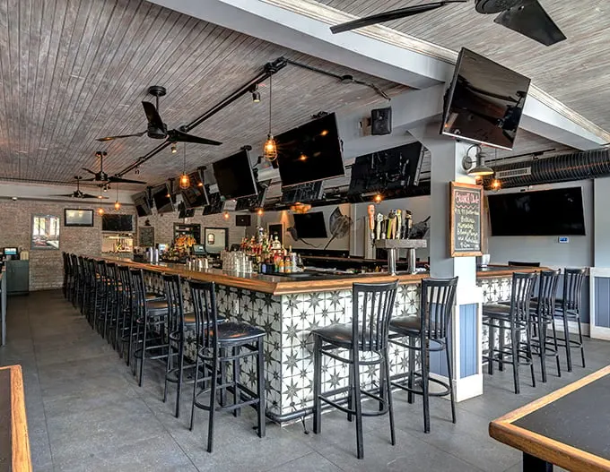 Pull up a stool at Jimmy's bar, where the drinks are cold, the banter is warm, and the seafood is always the catch of the day.