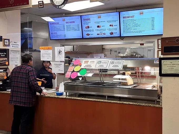 Where the magic happens! This bustling counter is like mission control for your taste buds' journey to flavor town.